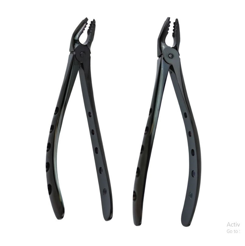 Atraumatic Extraction Black Titanium Apical Retention Forceps Kit ...