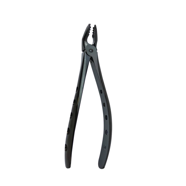 Atraumatic Extraction Black Titanium Apical Retention Forceps-Lower ...