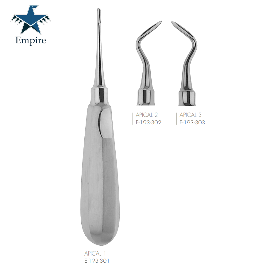Empire's German Stainless Dental Root Surgery Elevator - Apical Root ...